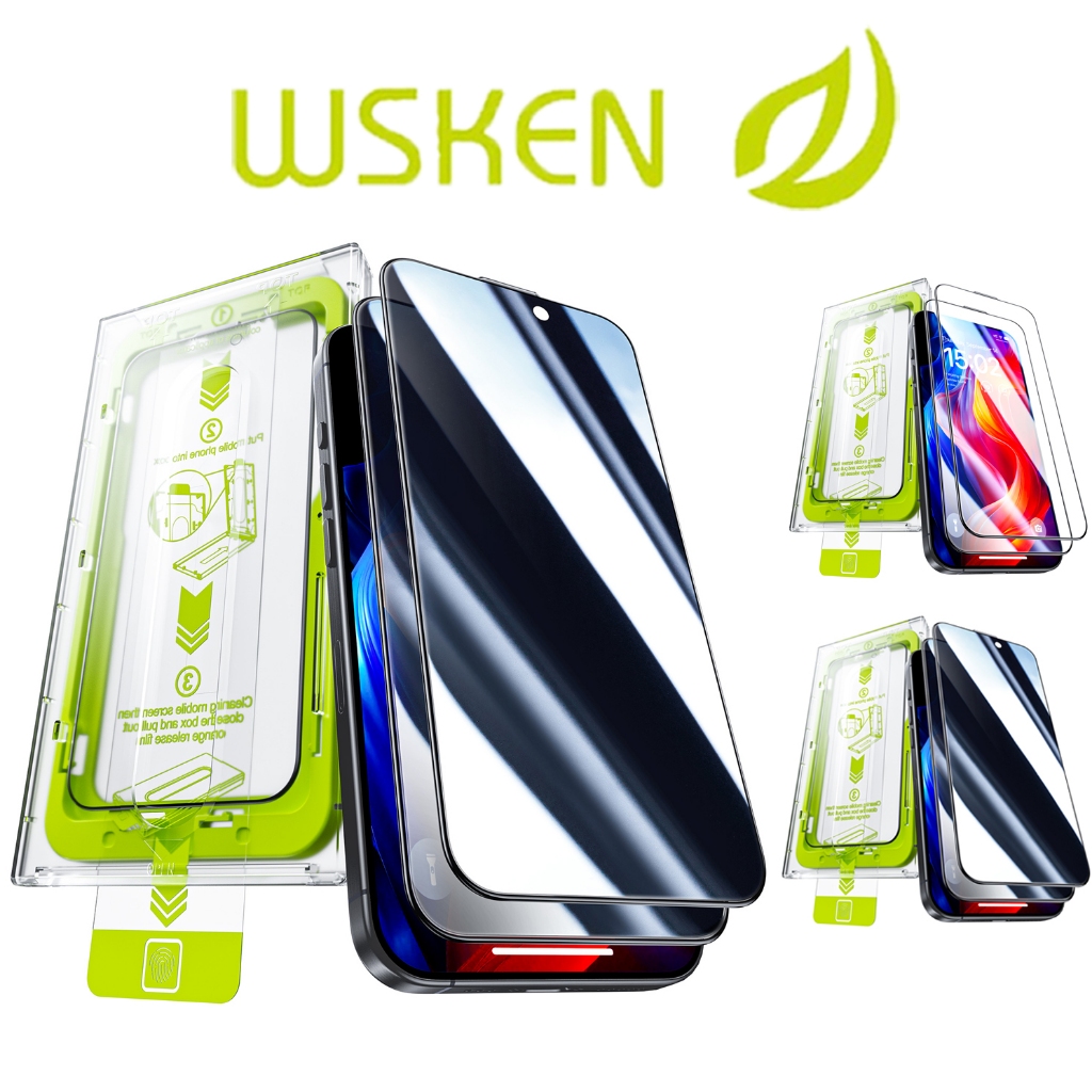 WSKEN for iPhone 16 ฟิล์ม 2.5D Full Screen ฟิล์มกระจก เต็มจอมอง iphone ...
