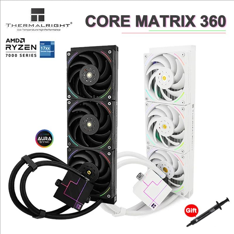 Thermalright CORE MATRIX 360 All-in-One CPU Water Cooling หม้อน้ํา 12 ...