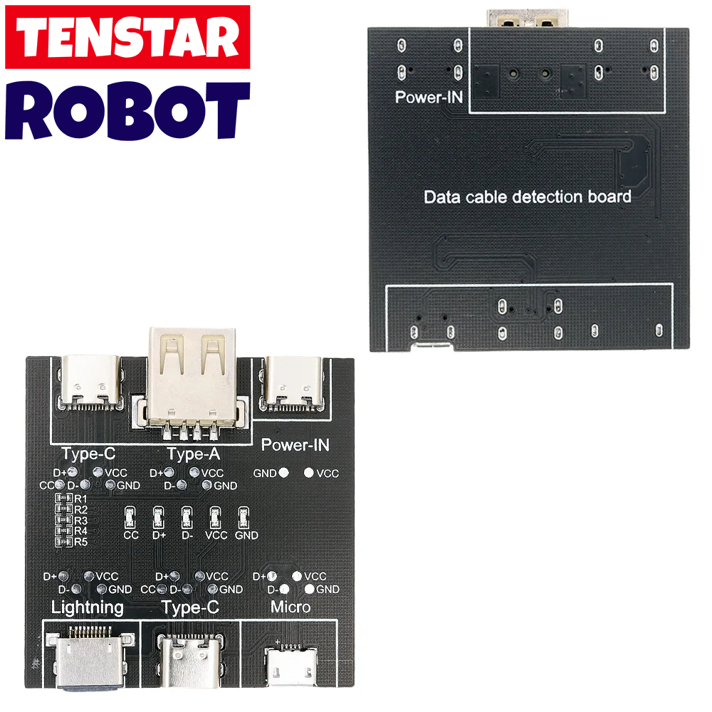 Dt3 Data Cable Detection Board Type C Micro Usb C Cable Tester Short Circuit On Off Switching