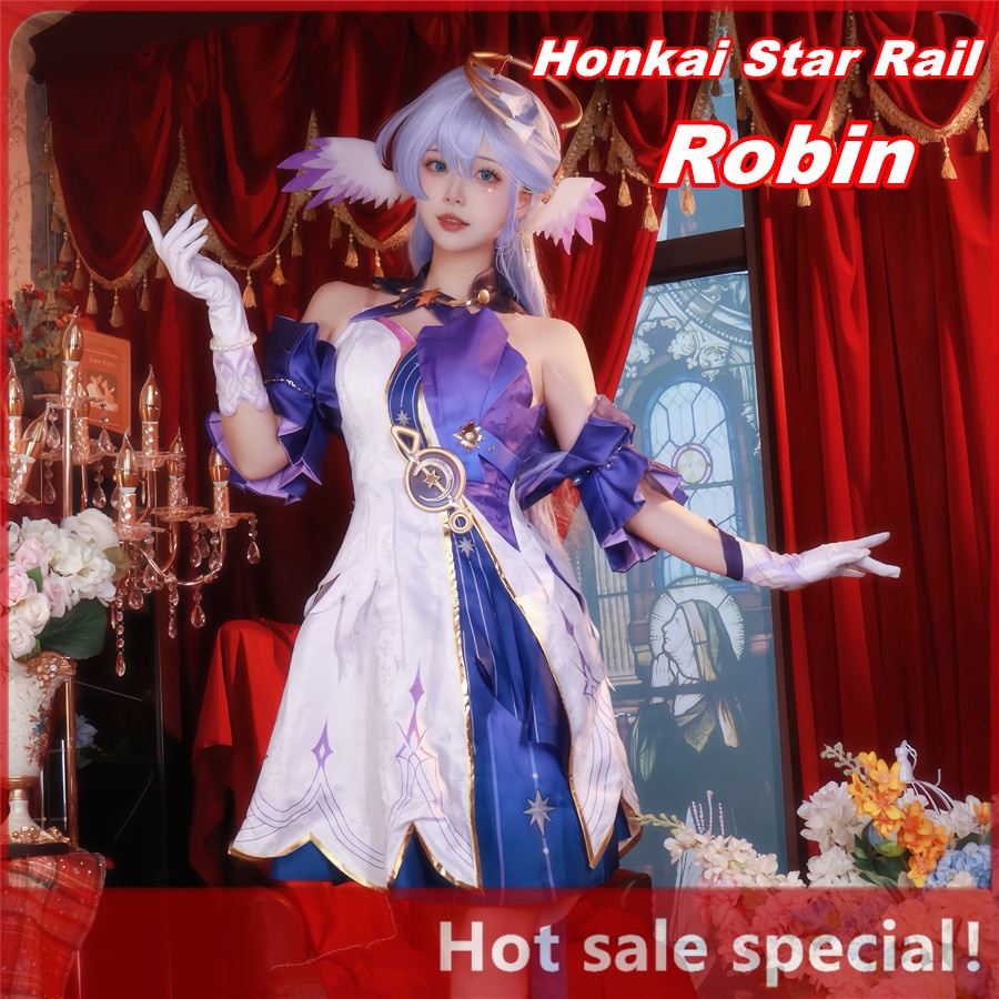 [HX-YAO] Robin cos Honkai Star Rail คอสเพลย์เกมอะนิเมะเครื่องแต่งกายฮาโลวีน | Shopee Thailand