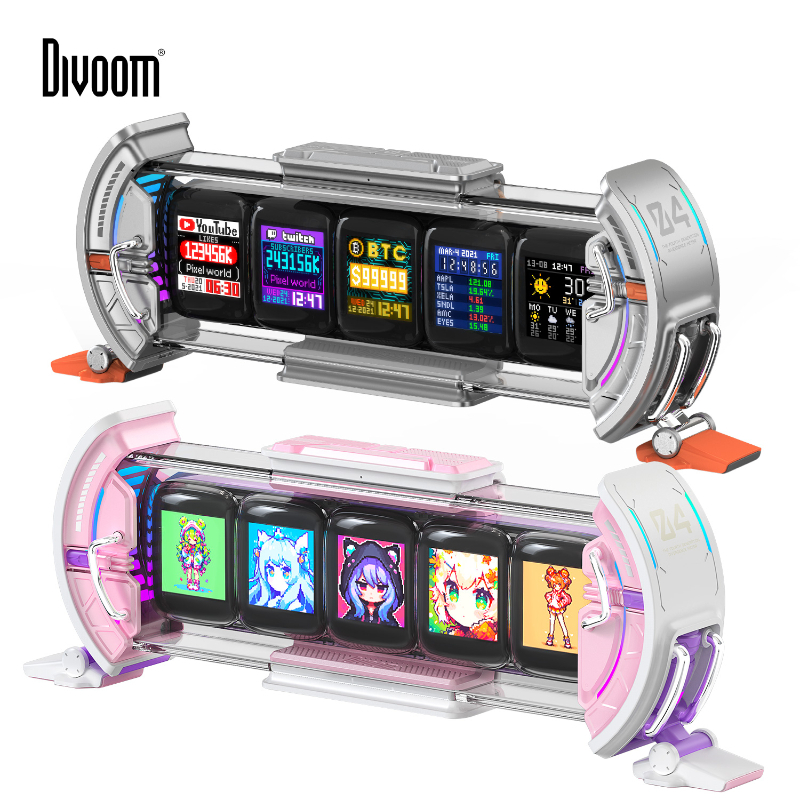 Divoom Times Gate Pixel Art Gaming Setup Clock พร้อมระบบควบคุมแอป ...