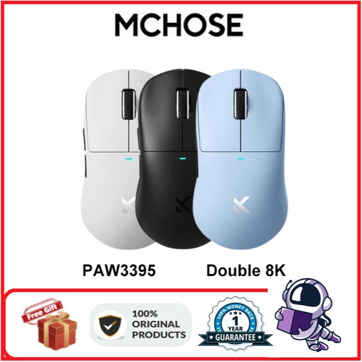 Mchose M7 Wireless three mode PAW3395 game mouse | Shopee Thailand