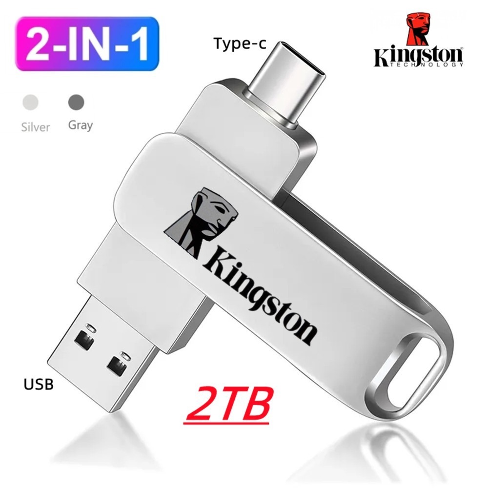 แฟลชไดรฟ์ Kingston 2tb 1tb 512gb 256g 128g 64g 32g 16g 8g 4g type-c usb ...