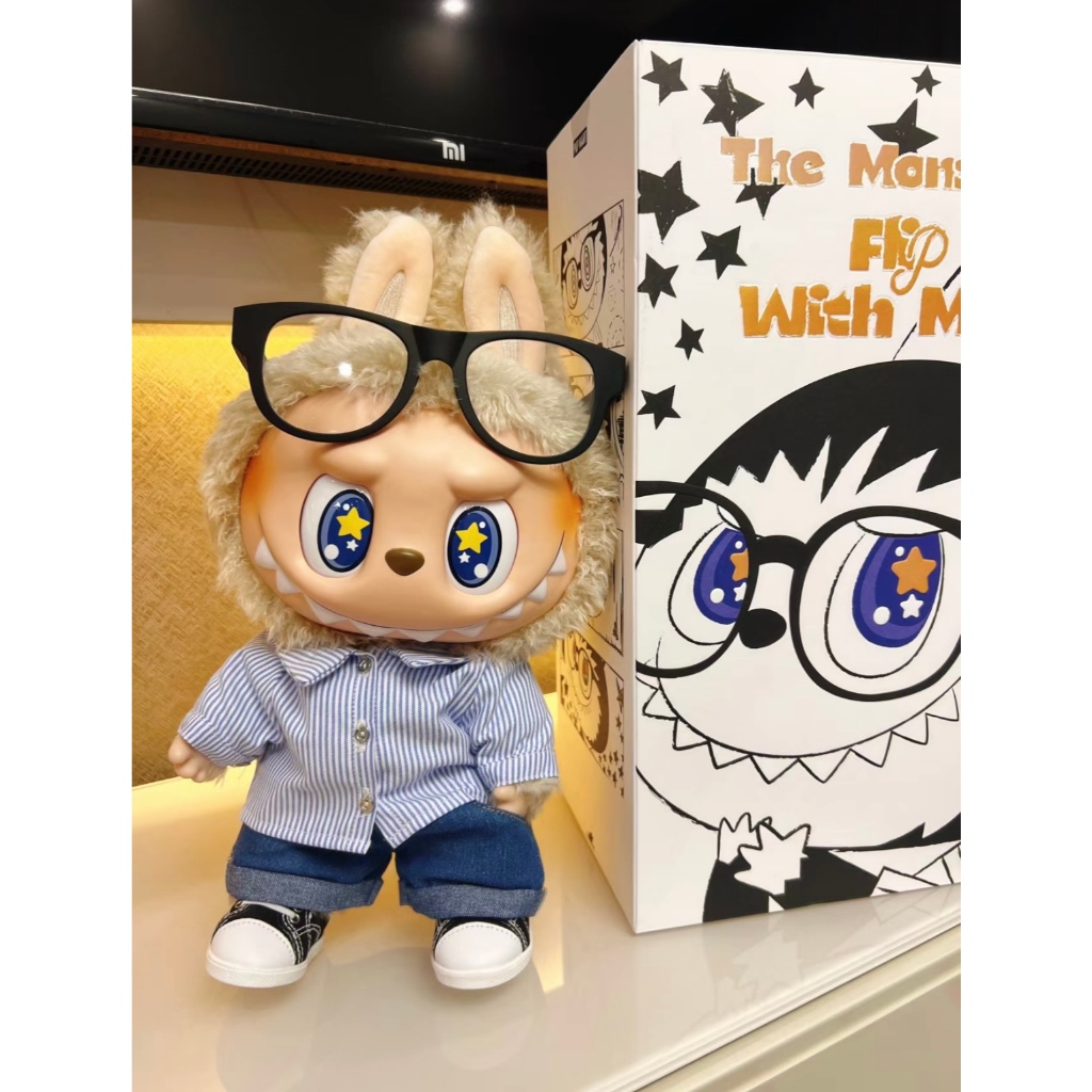 ในสต็อกในสต็อก Pop MART LABUBU THE MONSTER FLIP WITH ME 40 CM | Shopee ...
