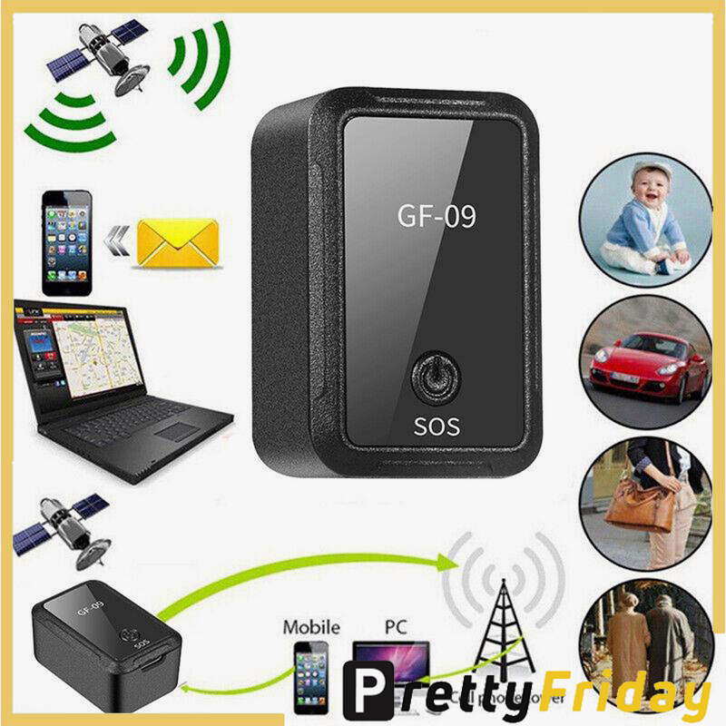 รถขนาดเล็ก GF-09 GPS Tracker Locator พร้อมเครื่องบันทึกเสียง บันทึกติด ...