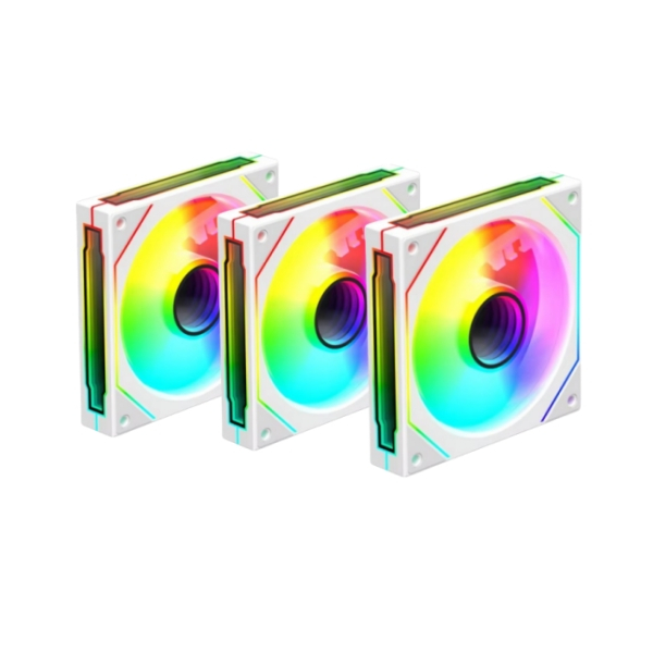 Oem Prism 6 PRO 120 มม. พัดลมแชสซี ARGB Synchro 3 ด้าน Infinity Mirror ...