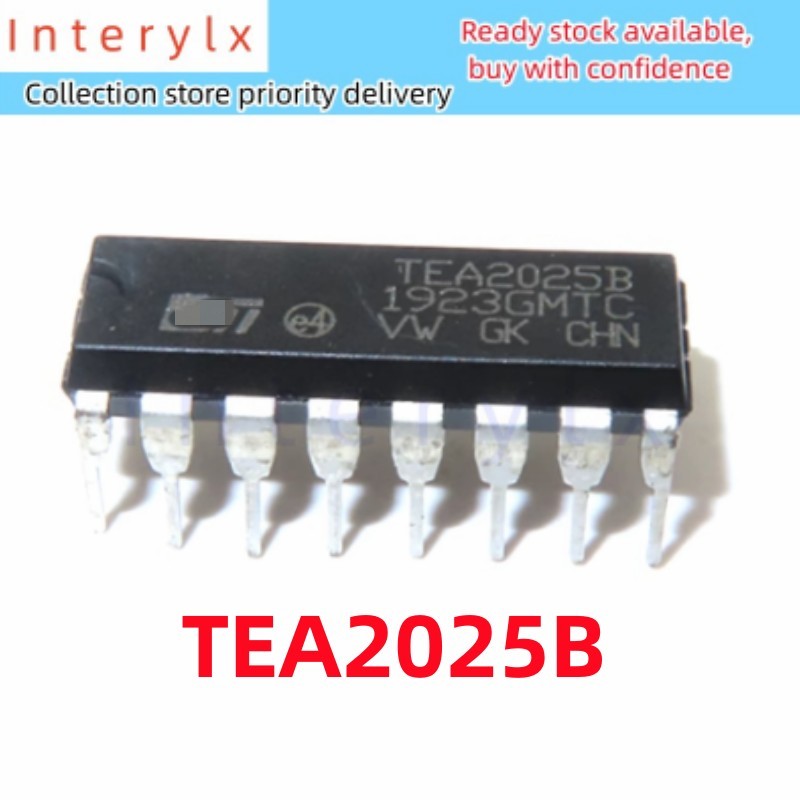 ยี่ห้อใหม่ In-Line TEA2025 TEA2025B Dual Channel Audio Amplifier Circuit Chip IC DIP16 | Shopee ...