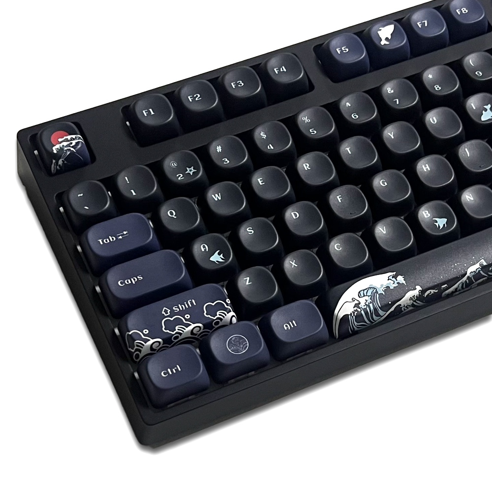 Coral Sea Keycaps MOA Profile KeyCap PBT Dye Sublimation KeyCap สําหรับ ...