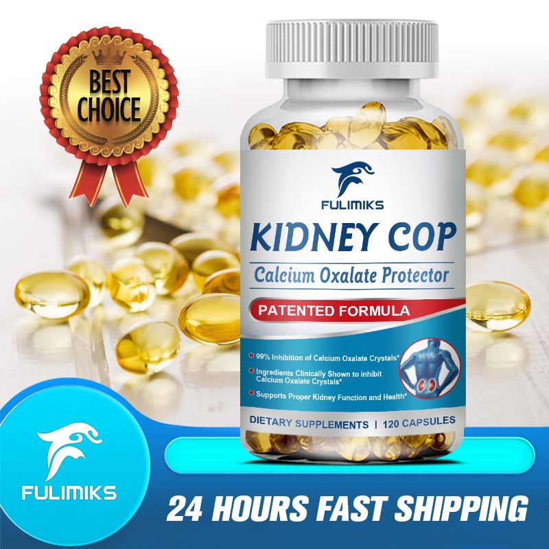 Kidney COP แคลเซียม Oxalate Protector 120 แคปซูล, รองรับไตสําหรับ ...