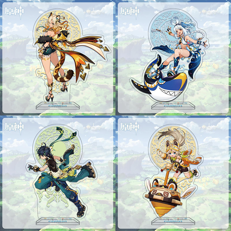 Genshin impact Ororon Kinich อะคริลิคขาตั้ง Genshin impact รูปของเล่น ...