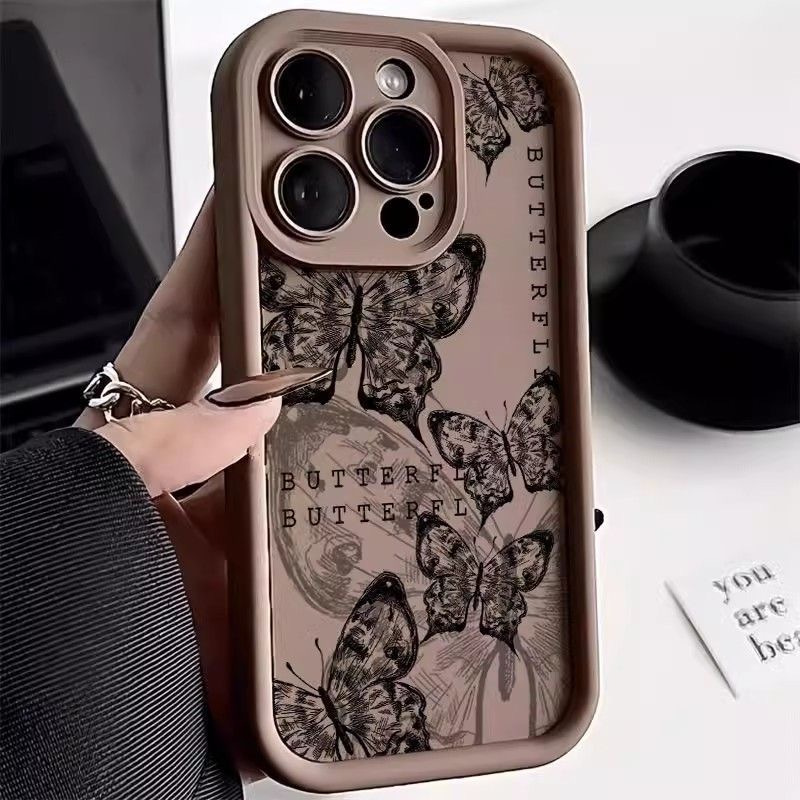 เคส Honor X7 4G X8 4G 8A 7S 9x X5 4G เคสโทรศัพท์ลายผีเสื้อซิลิโคนขอบตรง ...