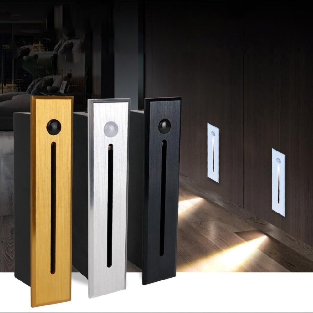 สมาร์ท Motion Sensor โคมไฟติดผนัง Night Light ฝัง Induction LED โคมไฟ ...