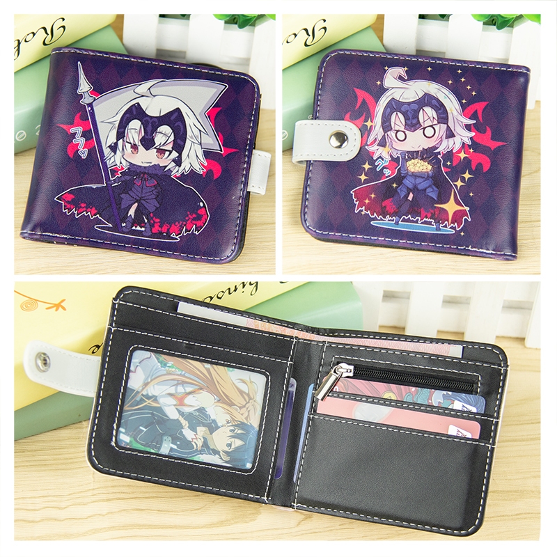 Anime Fate/Grand Order Jeanne dArc Short Wallet Alter)Card Holder Purse ...