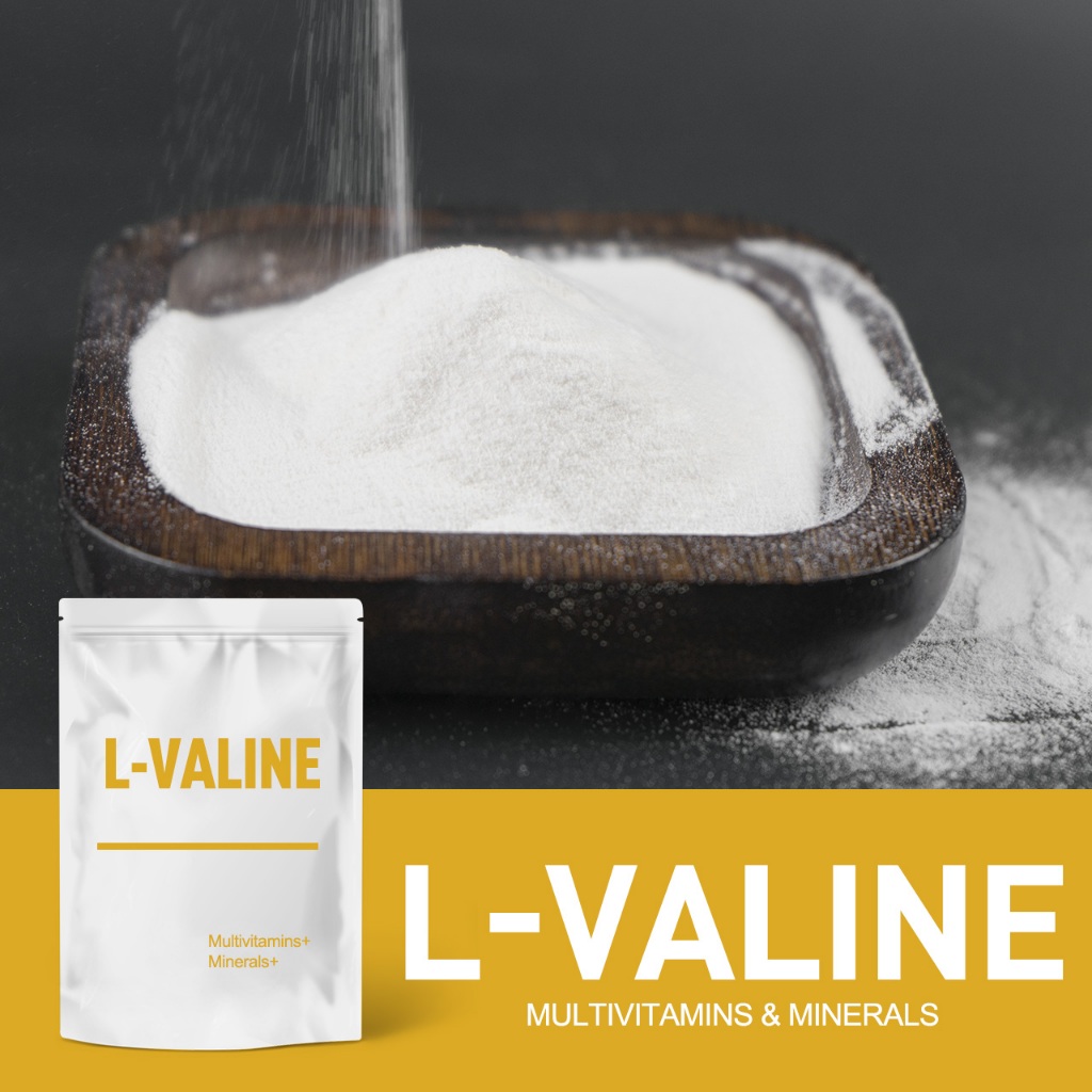 จัดหาวัตถุดิบกรดอะมิโน L-valine จํานวนมาก Food Grade Nutritional ...