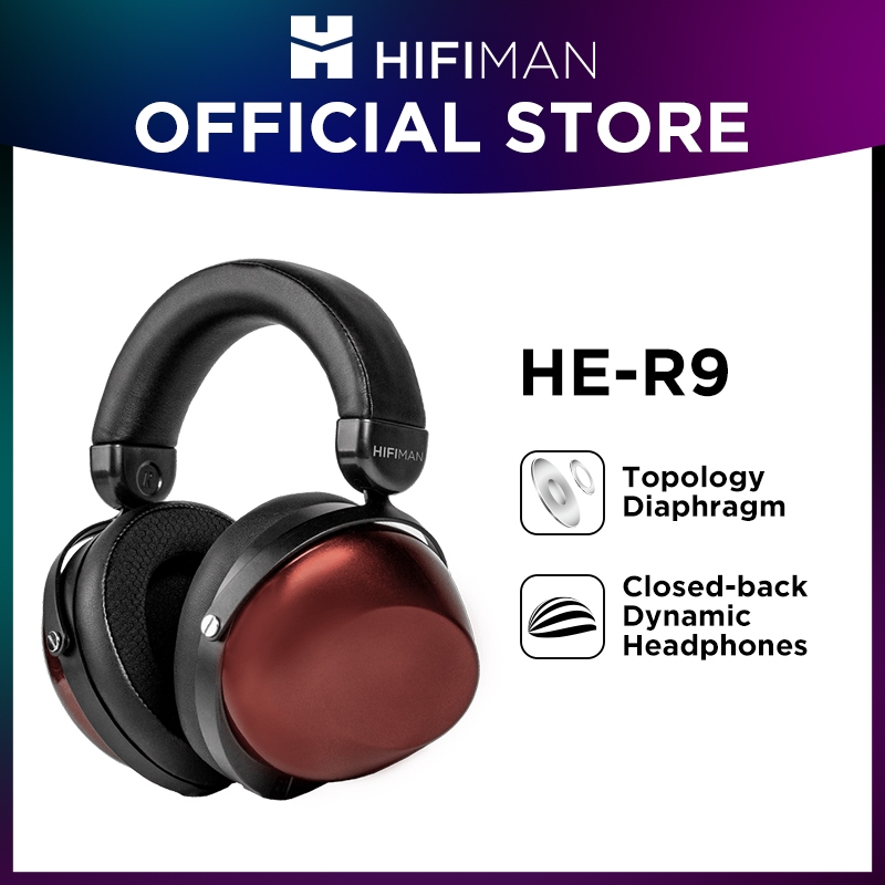 Hifiman HE-R9 หูฟังไดนามิก แบบปิดด้านหลัง พร้อมไดอะแฟรม Topology (มีสาย ...