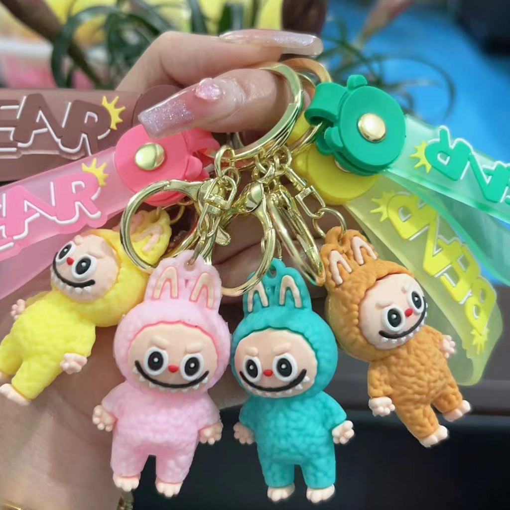 Labubu Monster Rabbit พวงกุญแจ Monster Kingdom Loppy Capybana พวงกุญแจ ...