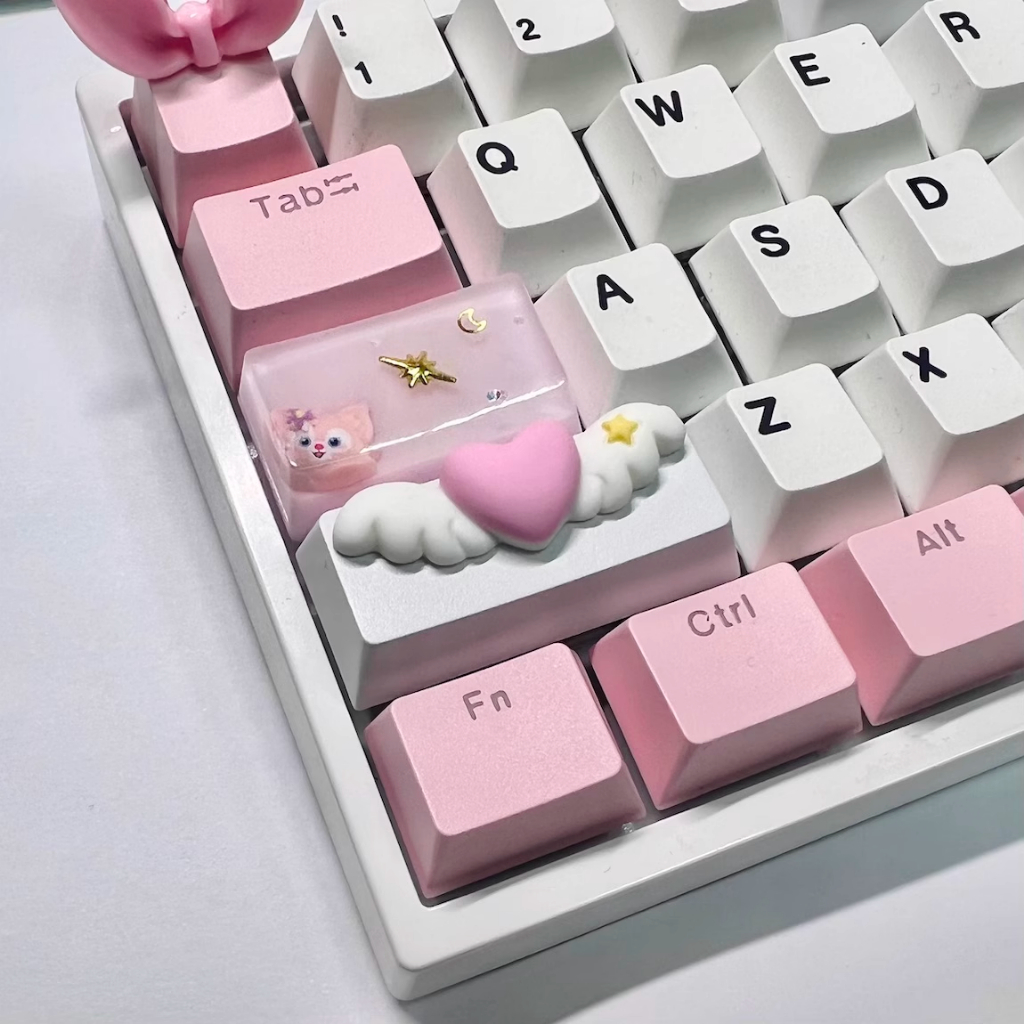 Shift/กรอก Love Wings ส่วนบุคคล Keycap 2.25u Cross Axis Mechanical ...
