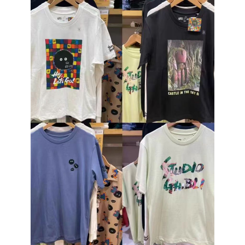 Uniqlo STUDIO GHIBLI เสื้อผ้าผู้ชายและผู้หญิงแขนสั้น UT STUDIO GHIBLI ...