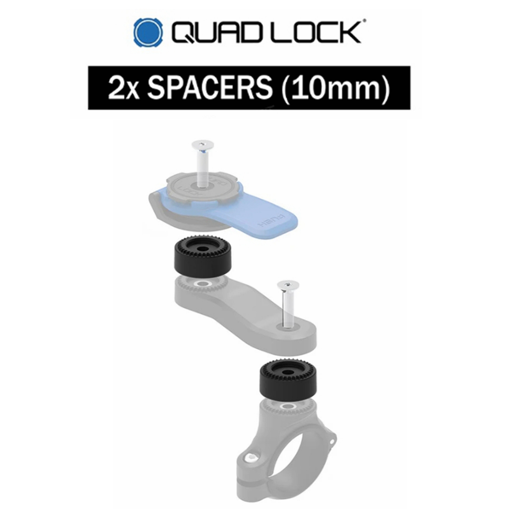 อุปกรณ์เสริม QUAD LOCK Motorcycle/Scooter - 2 x Spacers (10mm) อะไหล่ ...