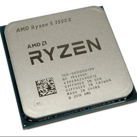 Amd Sharp Dragon R5 3500X 6-Core 6 สายช่วง AM4 โปรเซสเซอร์ถอดชิ้นส่วน ...