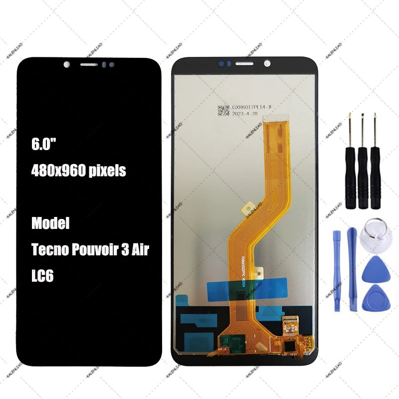 Original Tecno Pouvoir 3 Air LC6 Pouvoir 3 LB7 Pouvoir 3 Plus LB8 จอ ...