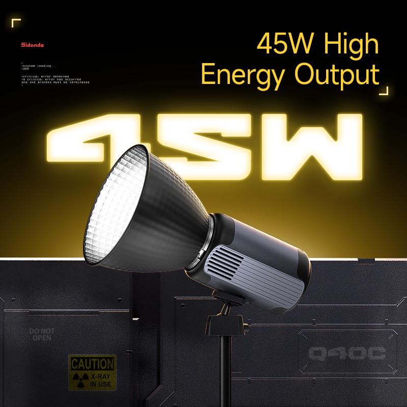 Photoolex Light Quantum Q40C RGB Super Bright 40W แบบพกพา COB การถ่าย ...