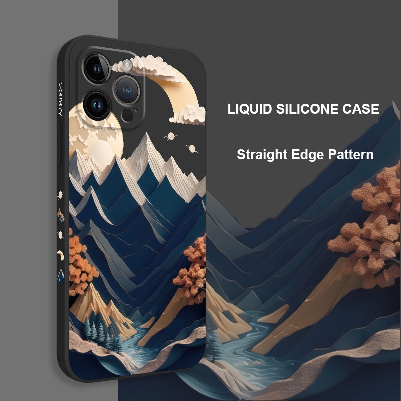 Magic Mountain เคสโทรศัพท์สําหรับ IPhone 16 Pro Plus Max ProMax Classic ...