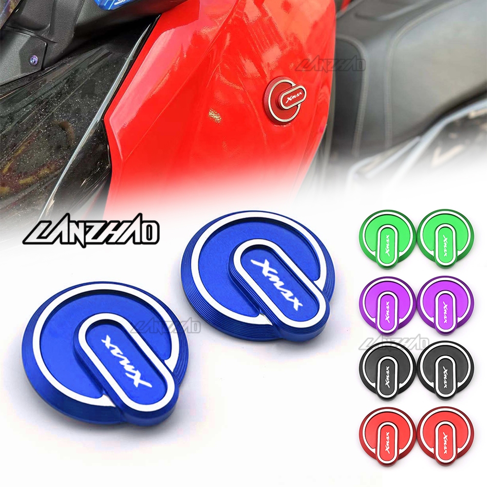 คู่สําหรับ YAMAHA XMAX v2 2023-2025 CNC สติกเกอร์สัญลักษณ์ด้านข้าง ...