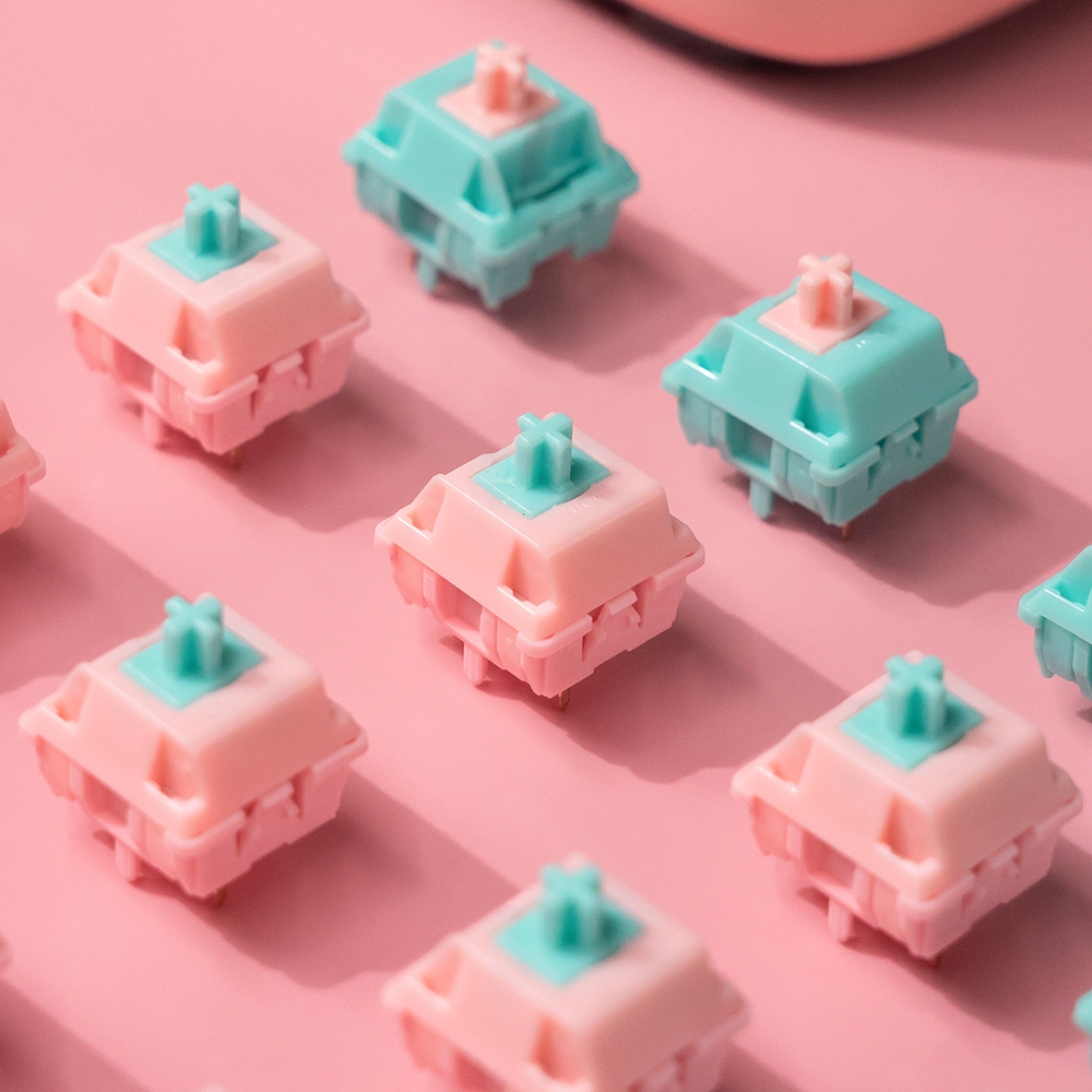 Zuoce Bubble Gum switch Linear MX Stem switch สําหรับเล่นเกมคีย์บอร์ด ...