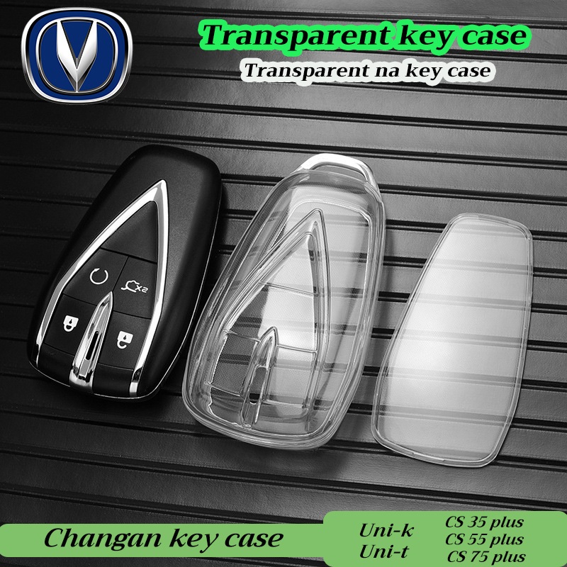 Changan uni-k uni-t รถ CS 35 plus CS 55 plus CS 75 plus เคสกุญแจ ปลอกกุญแจโปร่งใส Changan พวง ...