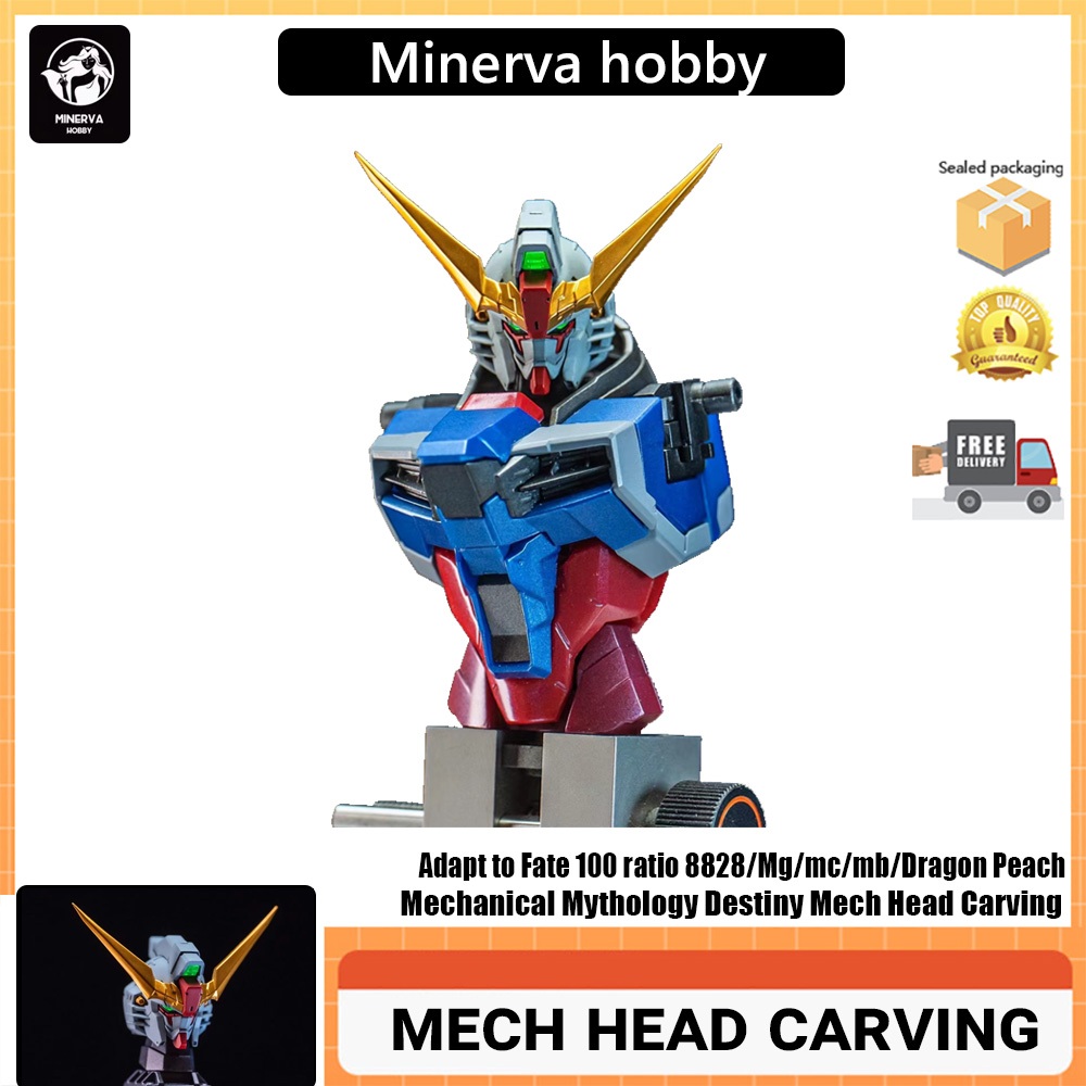 Minerva hobby Mech Head แกะสลักตํานานกล Destiny Mecha Head แกะสลัก, Pre-Coating ประกอบเหมาะ ...