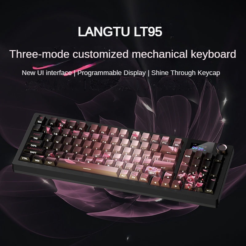 Lt95 Mechanical Keyboard 3mode RGB Full Key Hot Swappable Prelubed ...