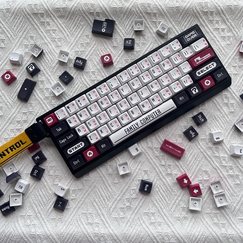 Thai keycaps family computer theme XDA OEM profile Dye-Sublimation PBT ...