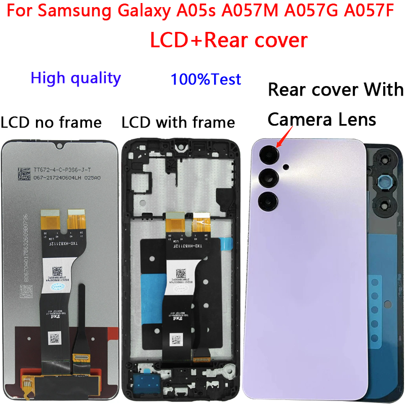 คุณภาพสูง LCD สําหรับ Samsung Galaxy A05s A057M A057G A057F จอแสดงผล ...