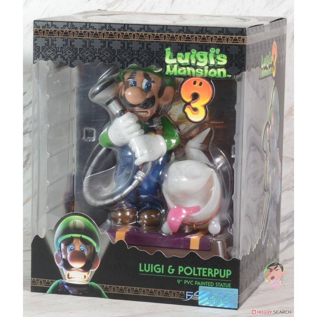First 4 Figures Luigi`s Mansion 3/ Luigi 9inch PVC Statue Collector ...
