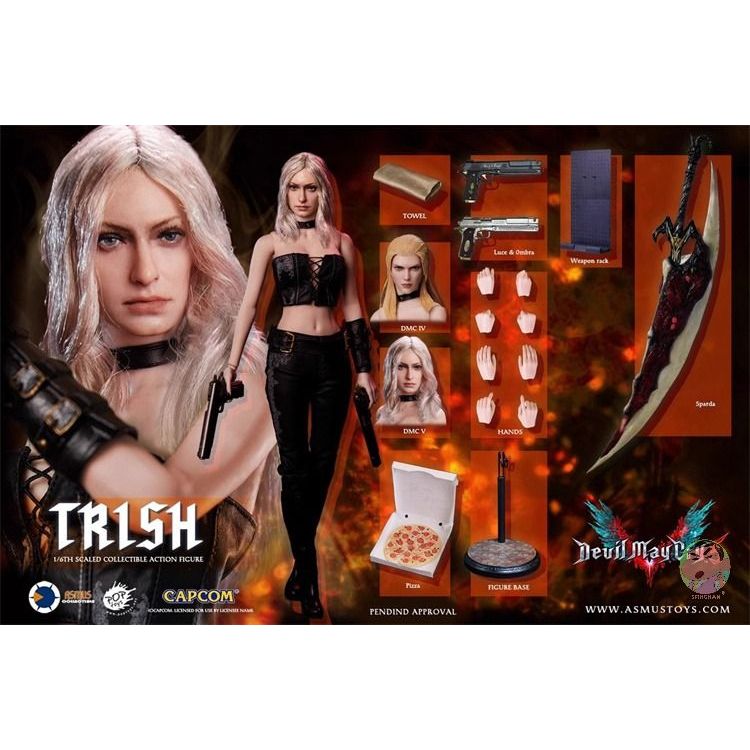 Asmus ของเล่น 1/6 Devil May Cry Trish Action Figure รุ่น | Shopee Thailand