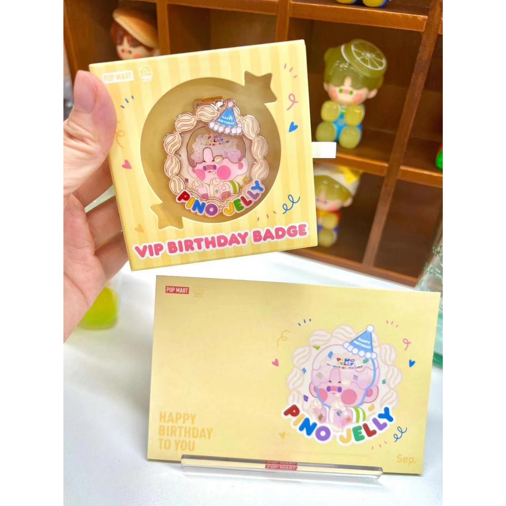 POP MART Birthday Badge CRYBABY MOLLY /DIMOO/NYOTA/SKULLPANDA/PINO ...