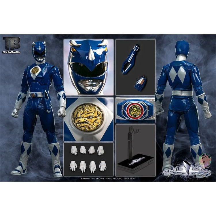 ของเล่น Battalion 1/6 TB014 Mighty Morphin Power Rangers Blue ...