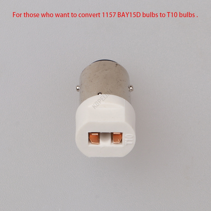 1 ชิ้น 1157 BAY15D ถึง T10 แปลงซ็อกเก็ตรถหลอดไฟอินเทอร์เฟซแปลง | Shopee ...