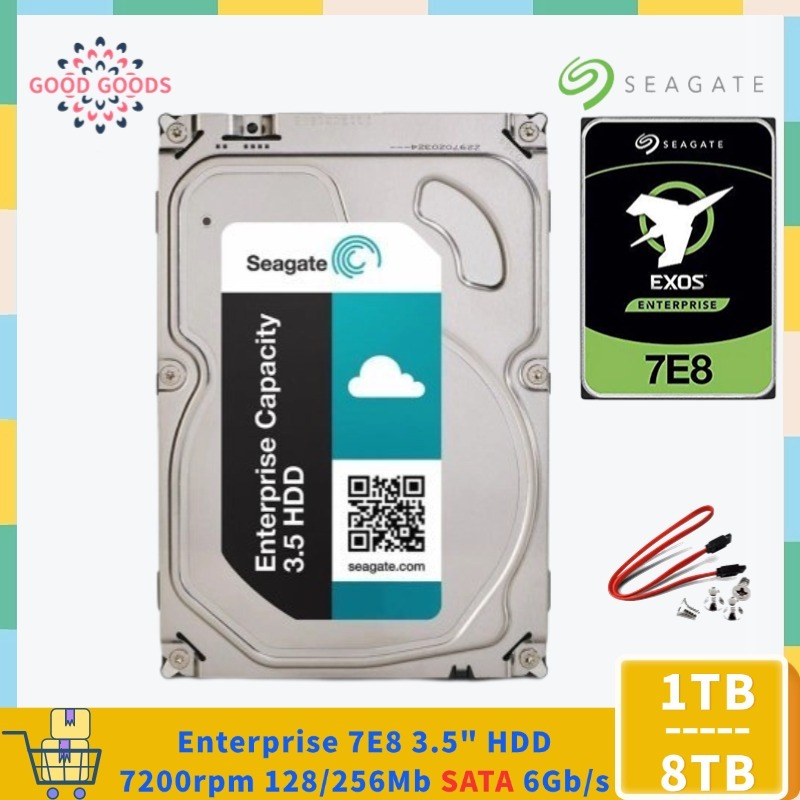 Dell/seagate EXOS 7E8 1TB 2TB 3TB 4TB 6TB 8TB ENERPRISE 3.5 512N HDD 7200rpm 128MB/256MB Cache ...