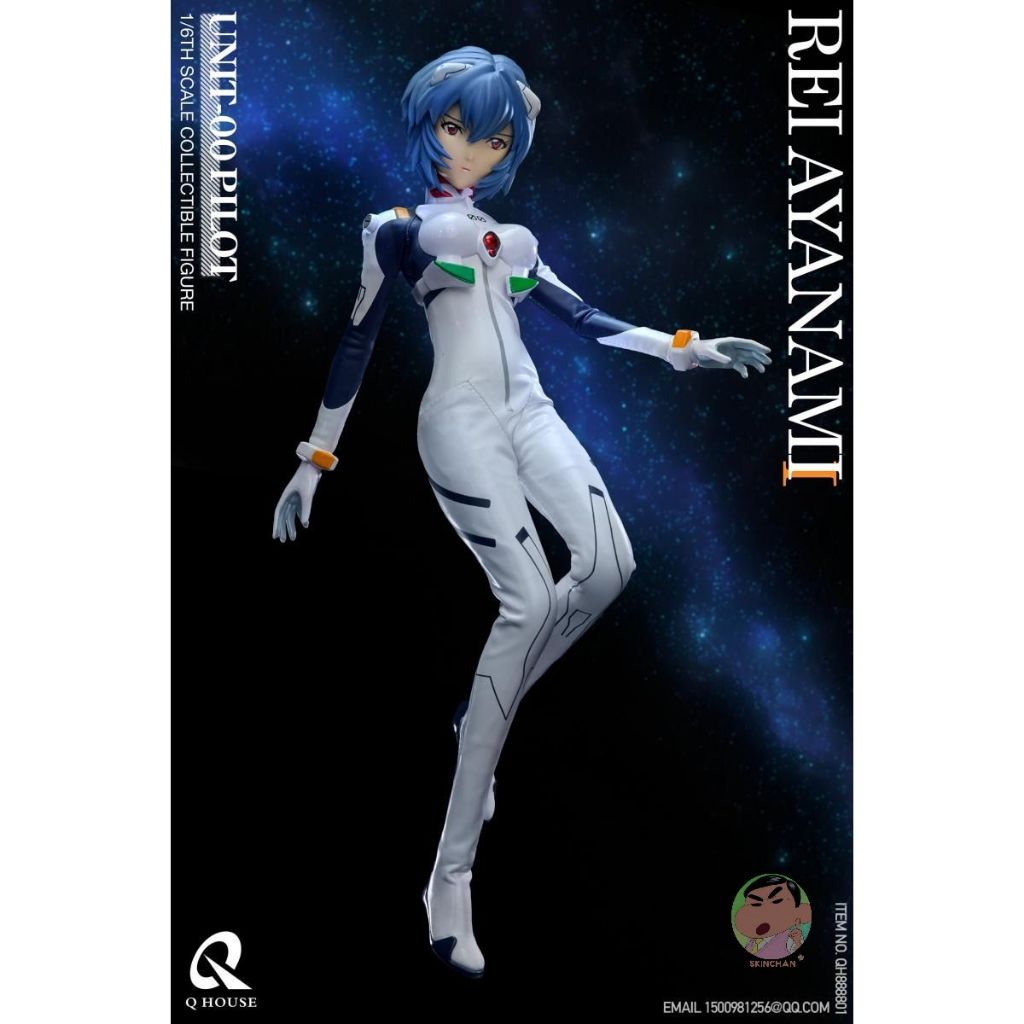 Q House: 1/6 Evangelion - Rei Ayanami Action Figure | Shopee Thailand