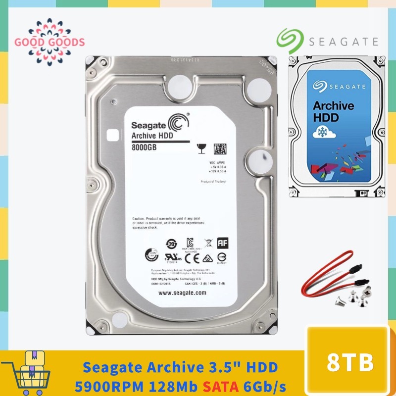 Seagate Archive HDD v2 ST8000AS0002 8TB 5900 RPM 128MB แคช SATA 6.0Gb/s ... Seagate Archive HDD v2 ST8000AS0002 8TB 5900 RPM 128MB แคช SATA 6.0Gb/s ...