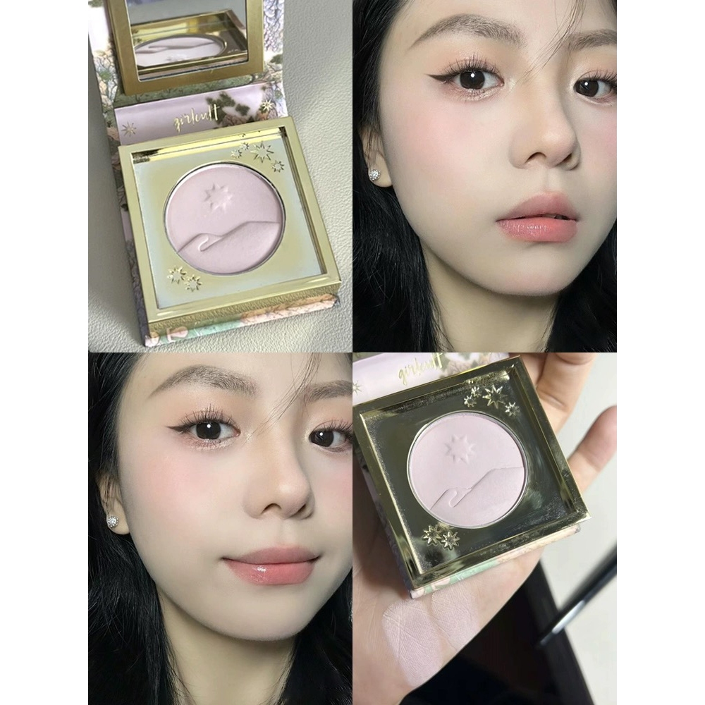 Girlcult Mountain & Sea Classic Matte Highlight Brightening Face Fill Tears Furrow Peach Flower ...