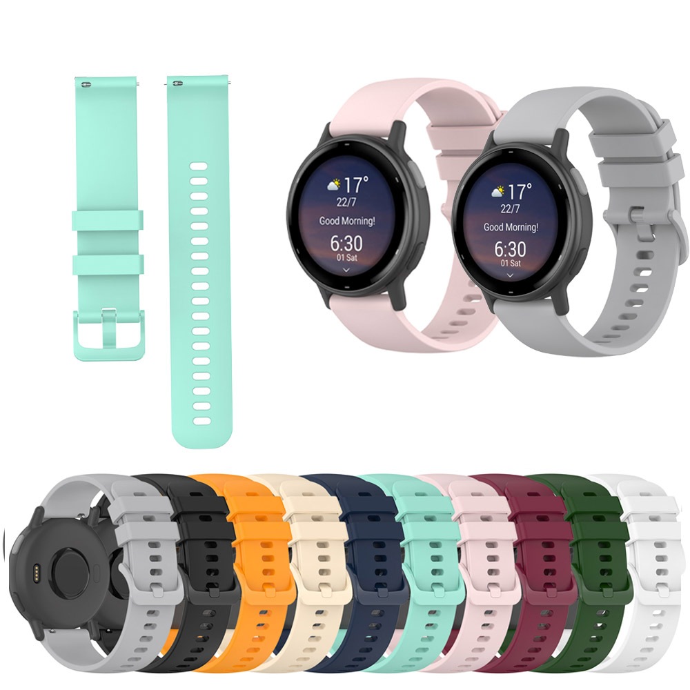 20 มม.22 มม.สายนาฬิกาซิลิโคนสําหรับ Garmin forerunner 245 645 158 55 ...