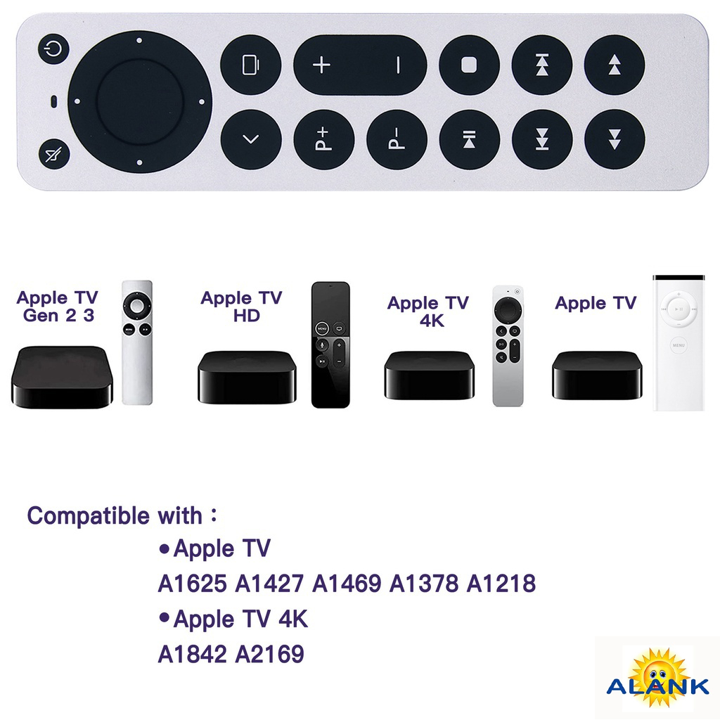 รีโมทสากล for กล่องโทรทัศน์+ทีวี Smart + Apple TV Box รีโมท Remote ...
