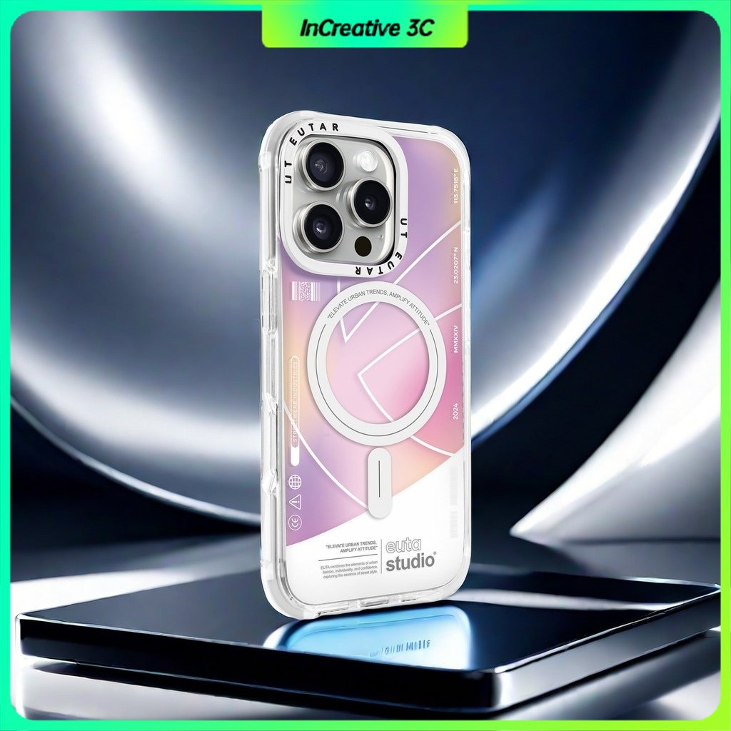 EUTA for เคสไอโฟน 16 pro max magnetic case เคสแม่เหล็กสีไล่ระดับสี ...