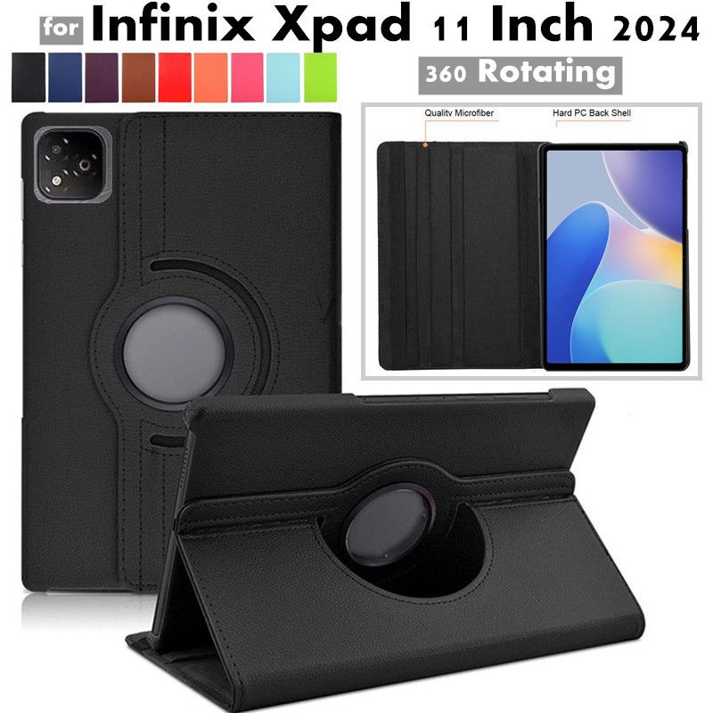 for Infinix Xpad 11 Inch 2024 Case Tablet 360 Rotating Leather Case for ...