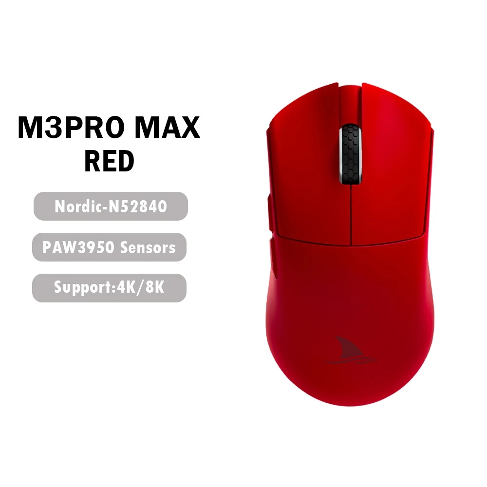 Darmoshark M3 Pro Max เมาส์สําหรับเล่นเกม 3 โหมดรองรับสายการเชื่อมต่อ ...