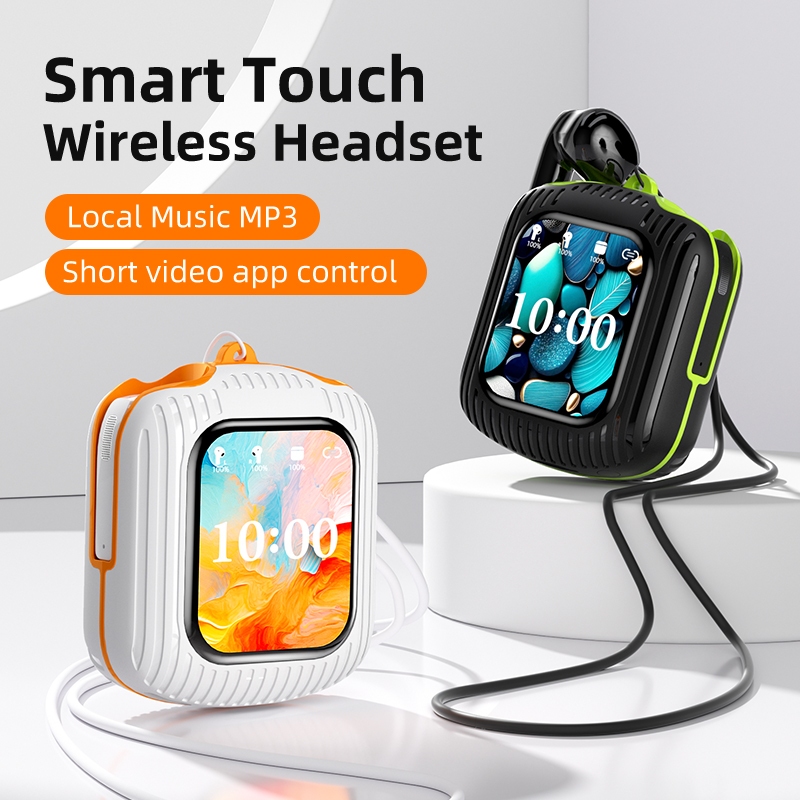 K8 TWS หูฟังไร้สายบลูทูธพร้อมไมโครโฟน TF Card Slot สมาร์ท APP ควบคุม ...