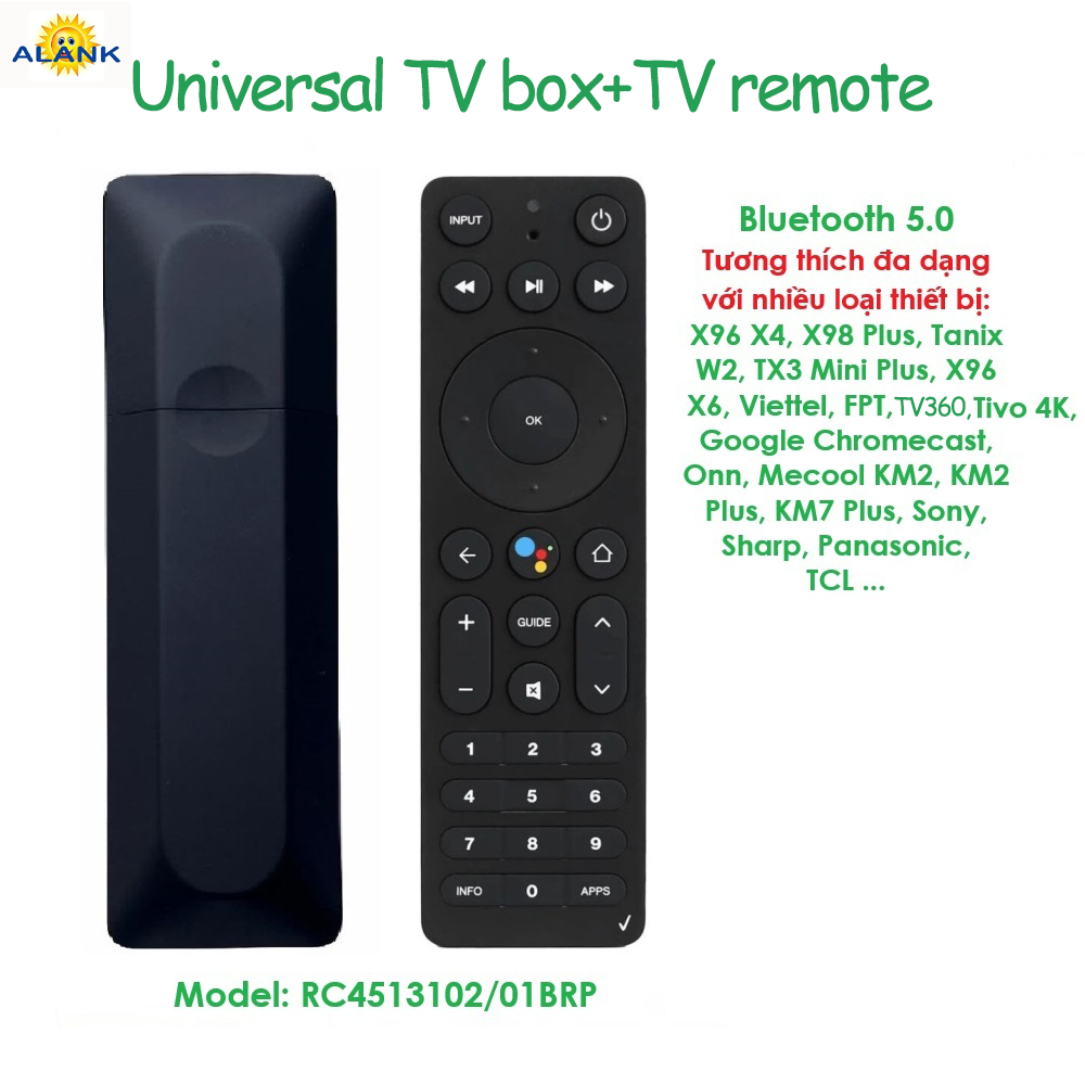 remote รีโมททีวีทั่วไป + กล่องโทรทัศน์+สั่งงานด้วยเสียง TV BOX X96 X4 ...
